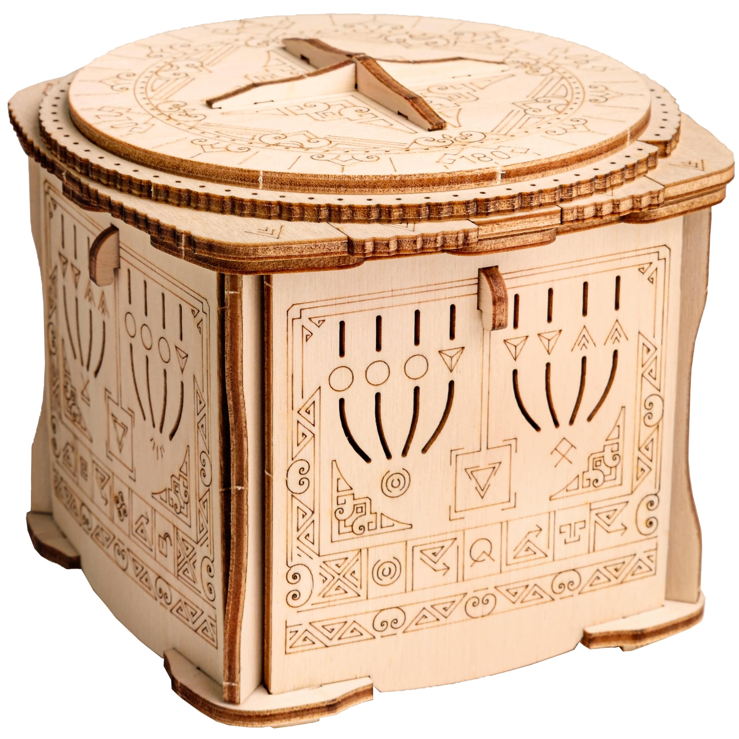 Buy Wooden Secret LOCK BOX, 3D PUZZLE KIT FOR SELF-ASSEMBLY - $19.90 ...