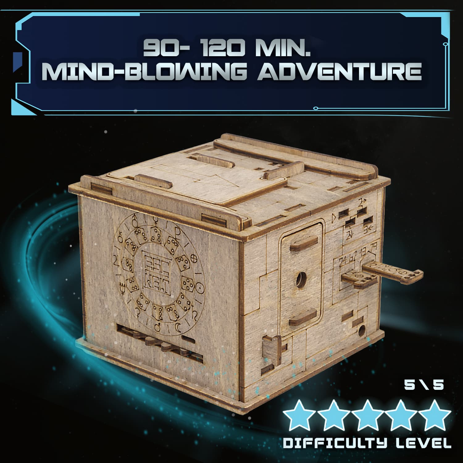Buy Space Box - $49.90. Best Wooden and Escape puzzles from ESC WELT